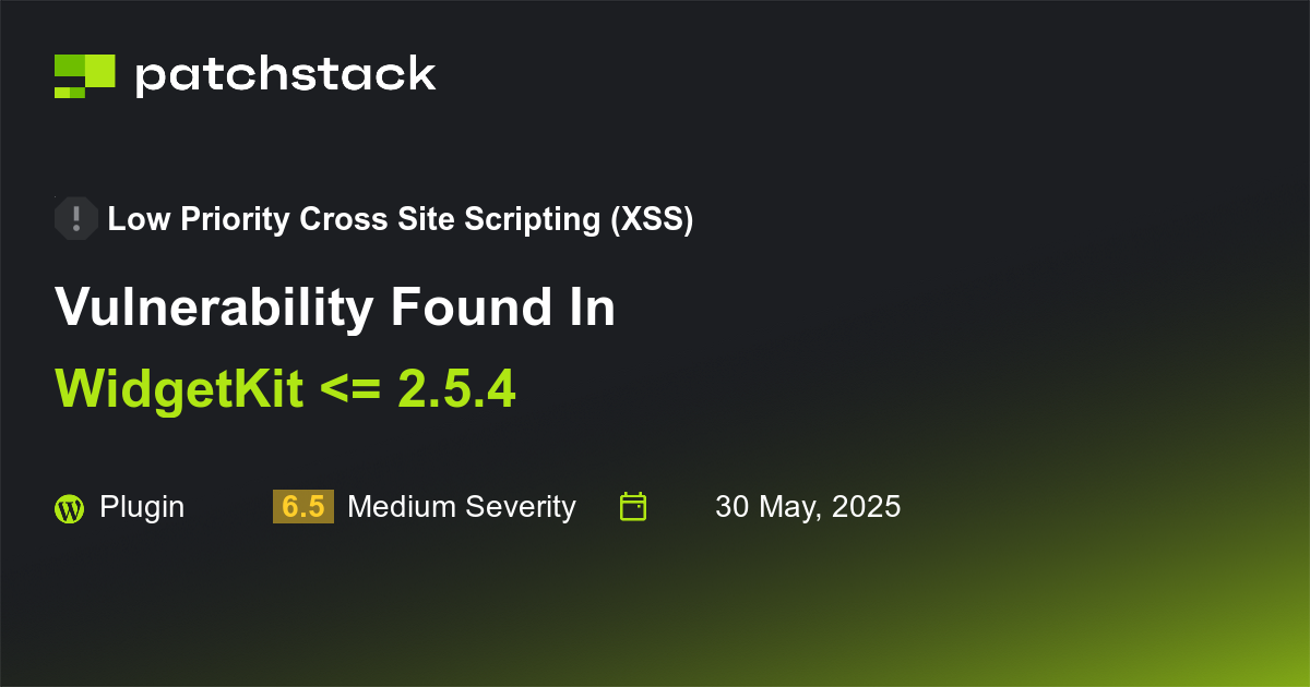 WordPress WidgetKit plugin